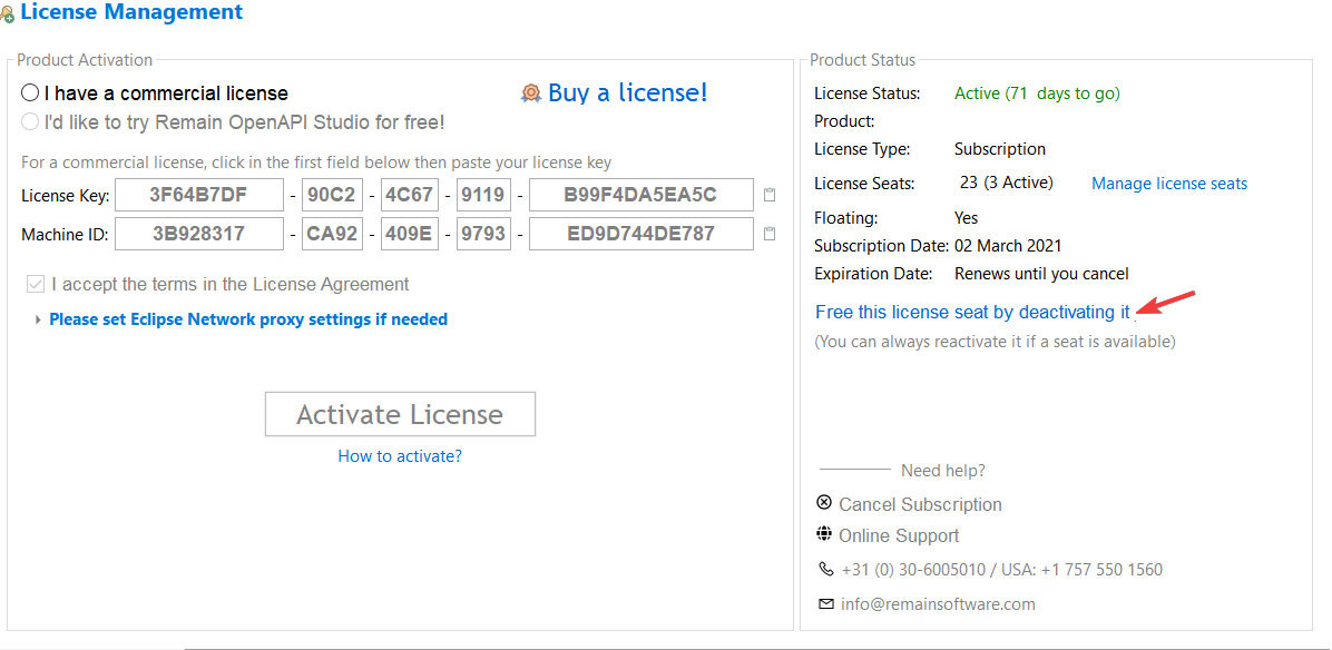 MIW:Installation - Remain Software